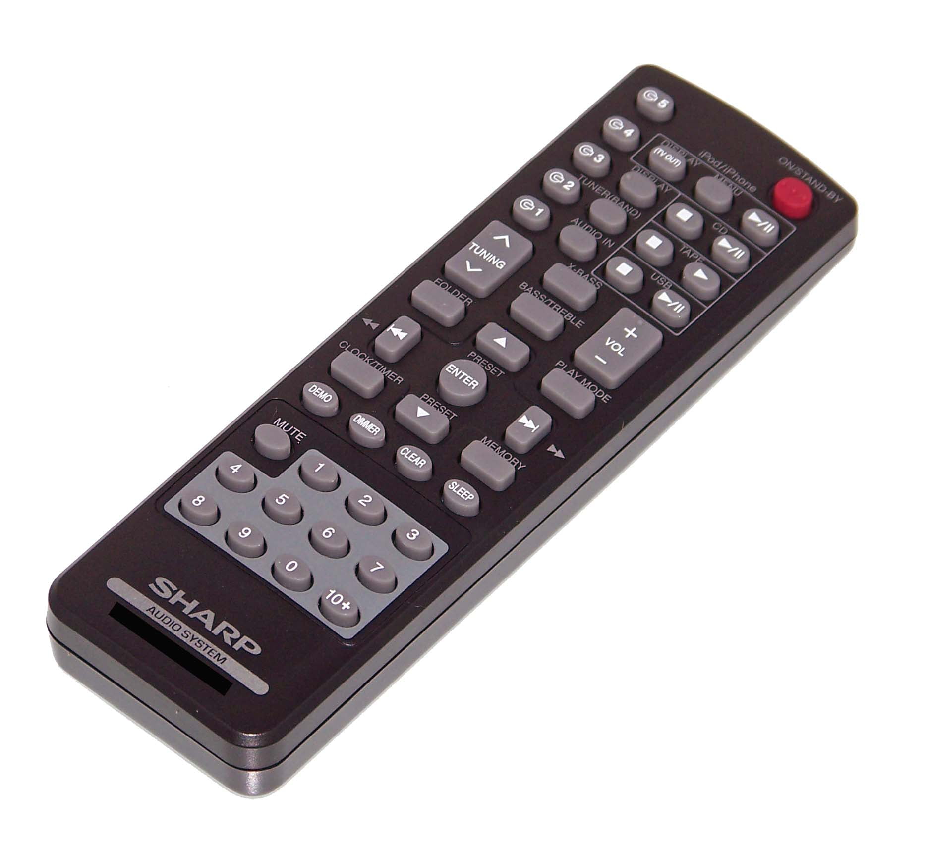 OEM Sharp Remote Originally Shipped With CDDH950P, CD-DH950P ...