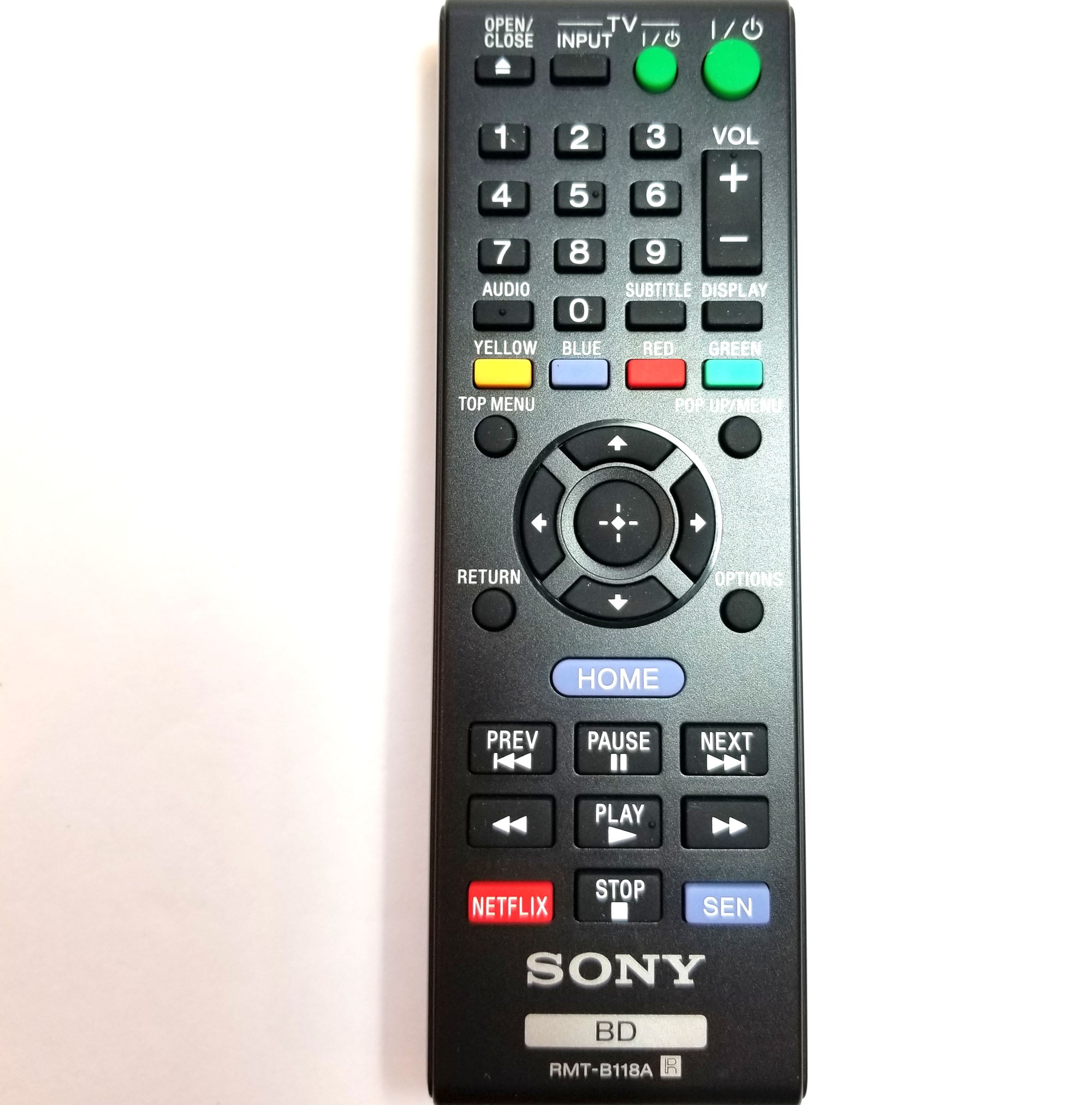 OEM Sony Remote Control Originally Shipped With: BDPBX18, BDP-BX18 ...