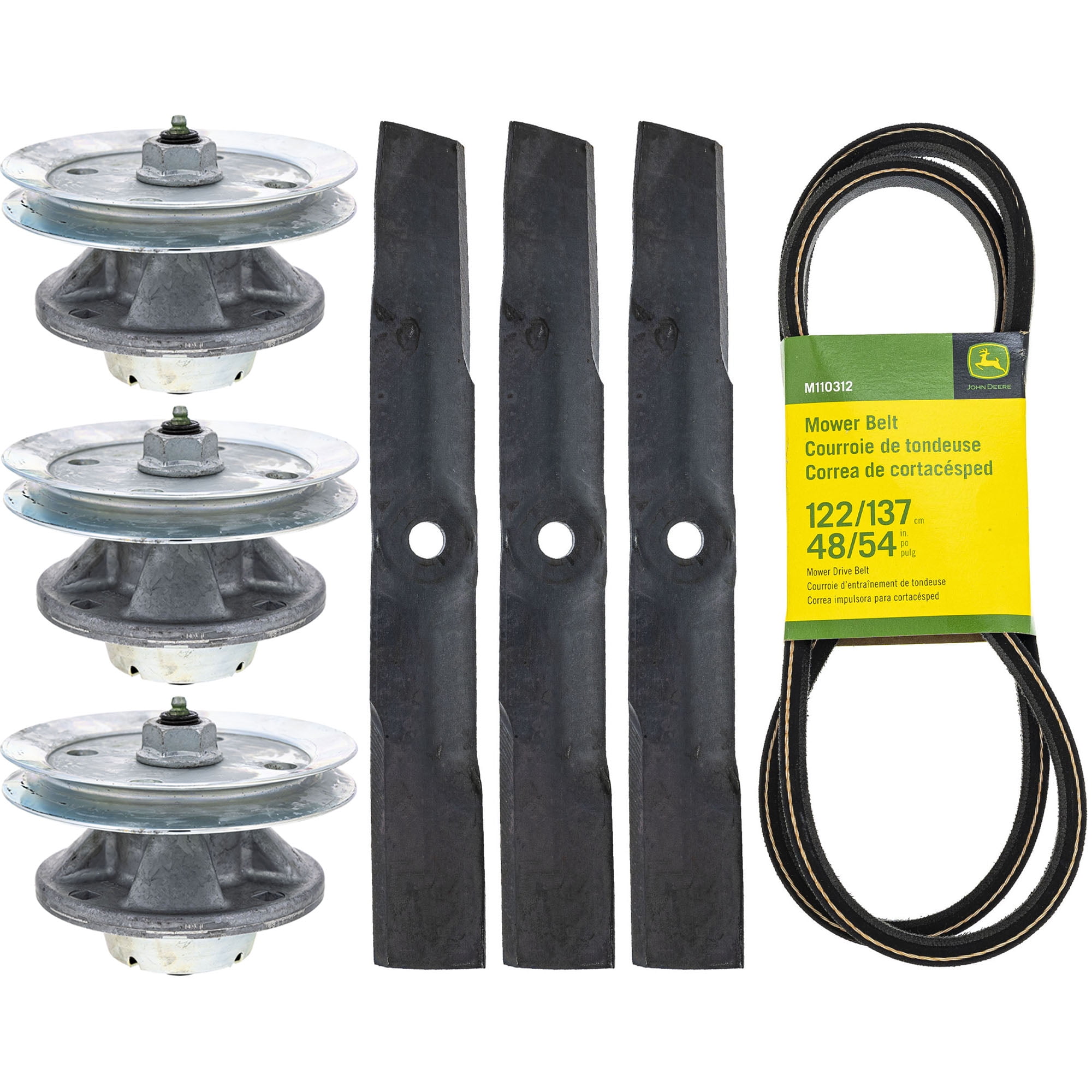 OEM Spindle Blade Belt Deck Kit John Deere G100 Sabre 2354HV 2554HV ...
