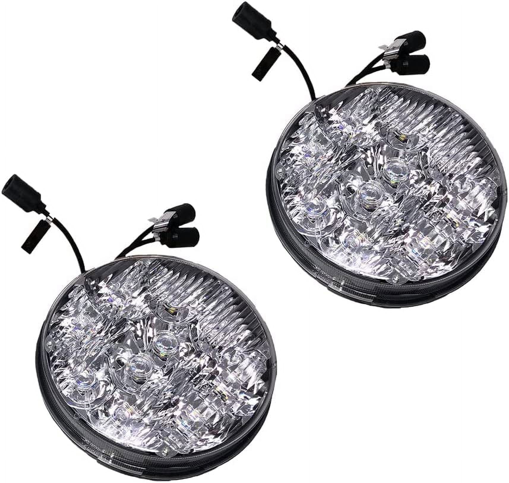 OEM Style Military Vehicle 7 inch White LED Round Headlight Assembly ...