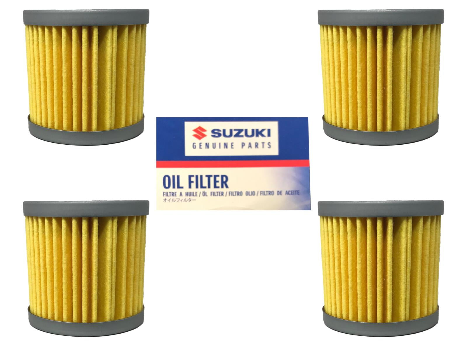 OEM Suzuki Oil Filter 16510 29F00 4 PACK