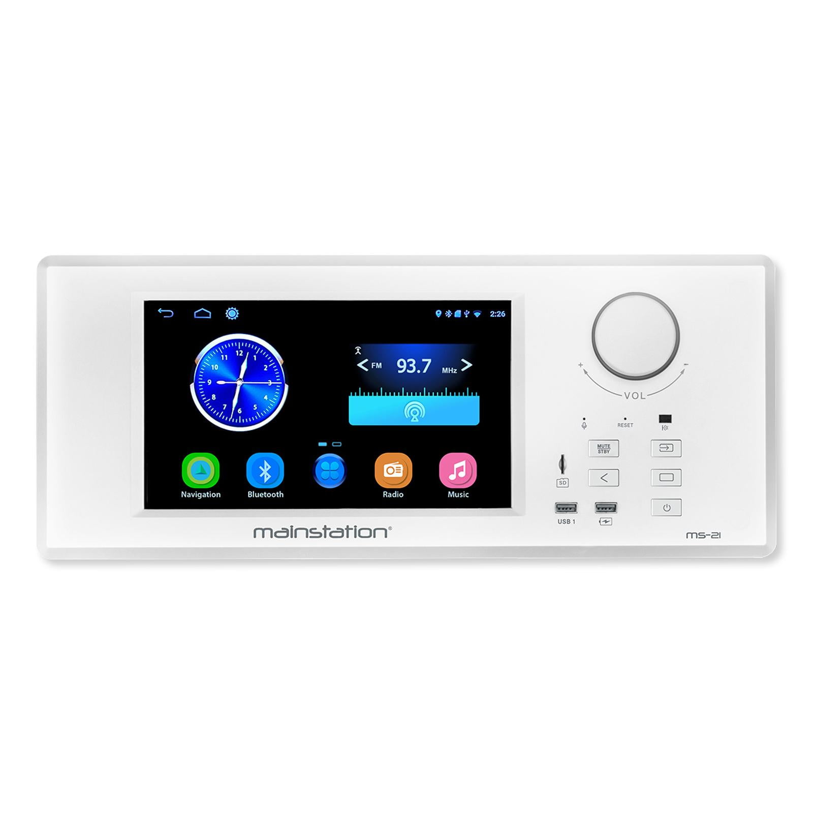 OEM Systems MS-21 Mainstation In-Wall Entertainment System, White (MS ...