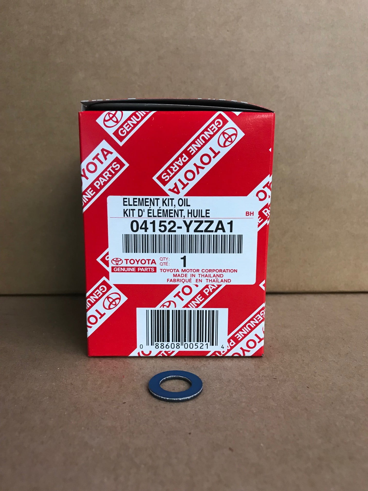 OEM Toyota Oil Filter 04152-YZZA1 & Gasket 90430-12031 - Walmart.com