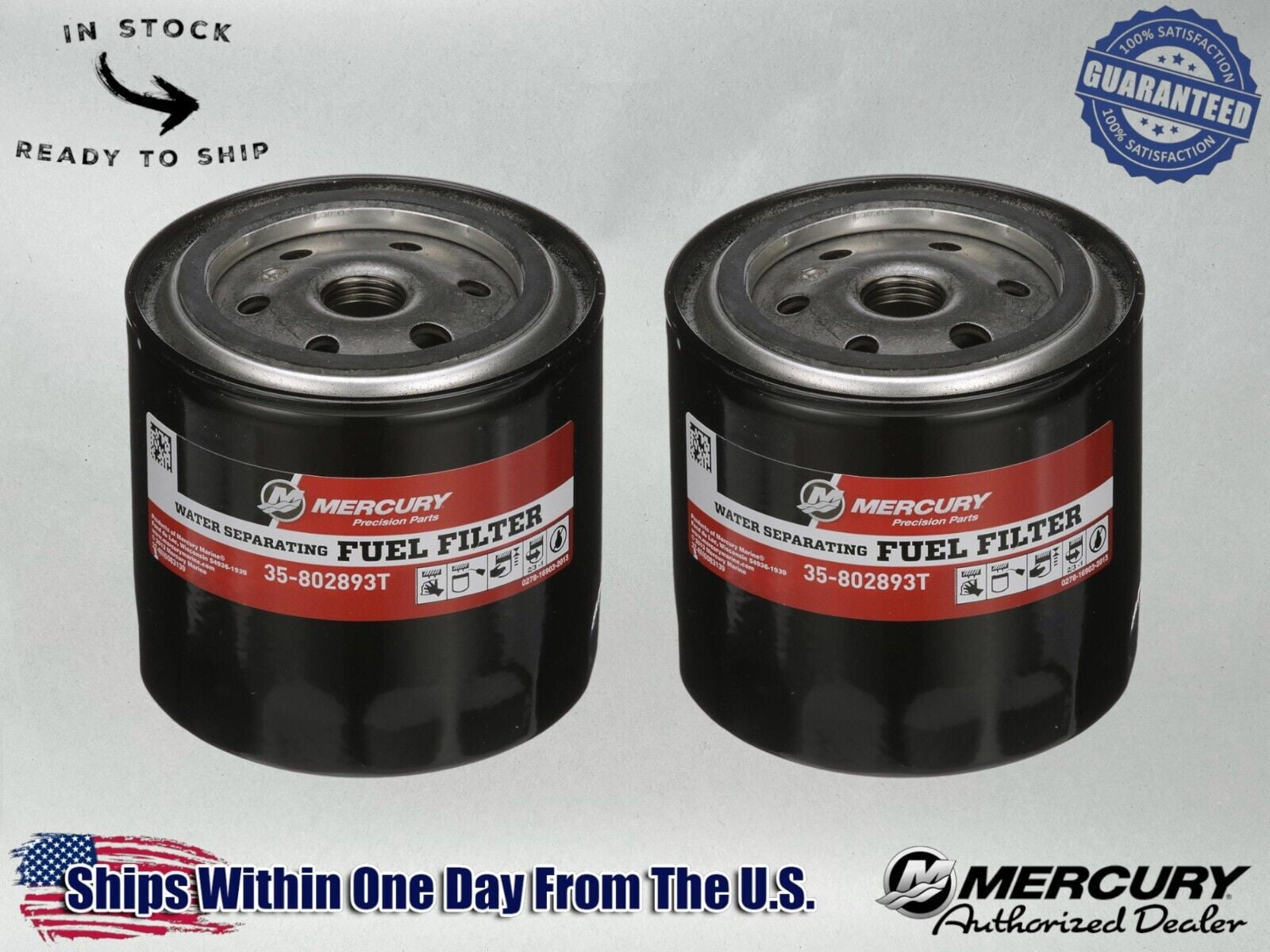 OEM Water Sep Fuel Filter for Mercury and MerCruiser RM Systems 802893T ...
