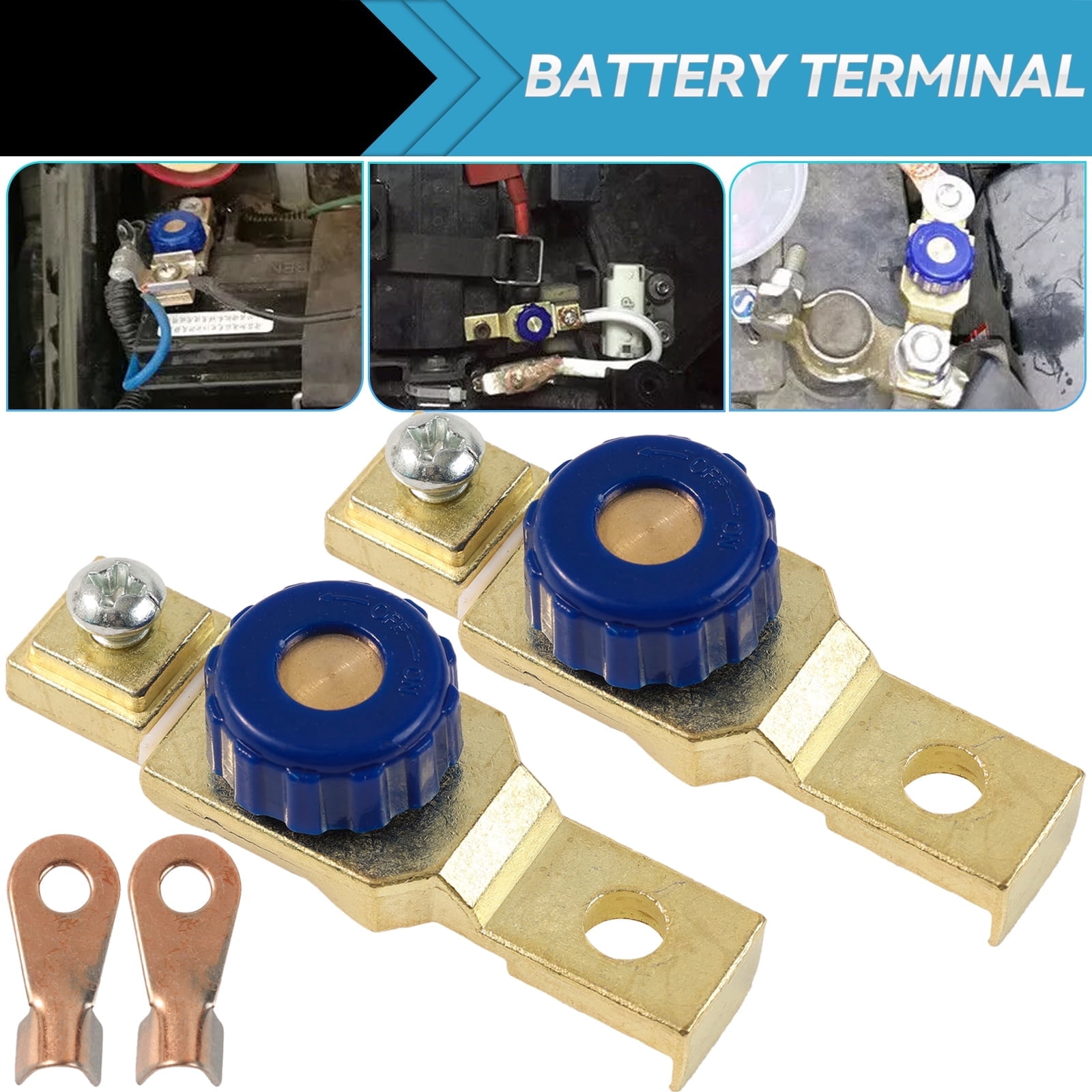 OEMASSIVE 2PCS Motorcycle Motor Battery Cutoff Kill Terminal Disconnect ...