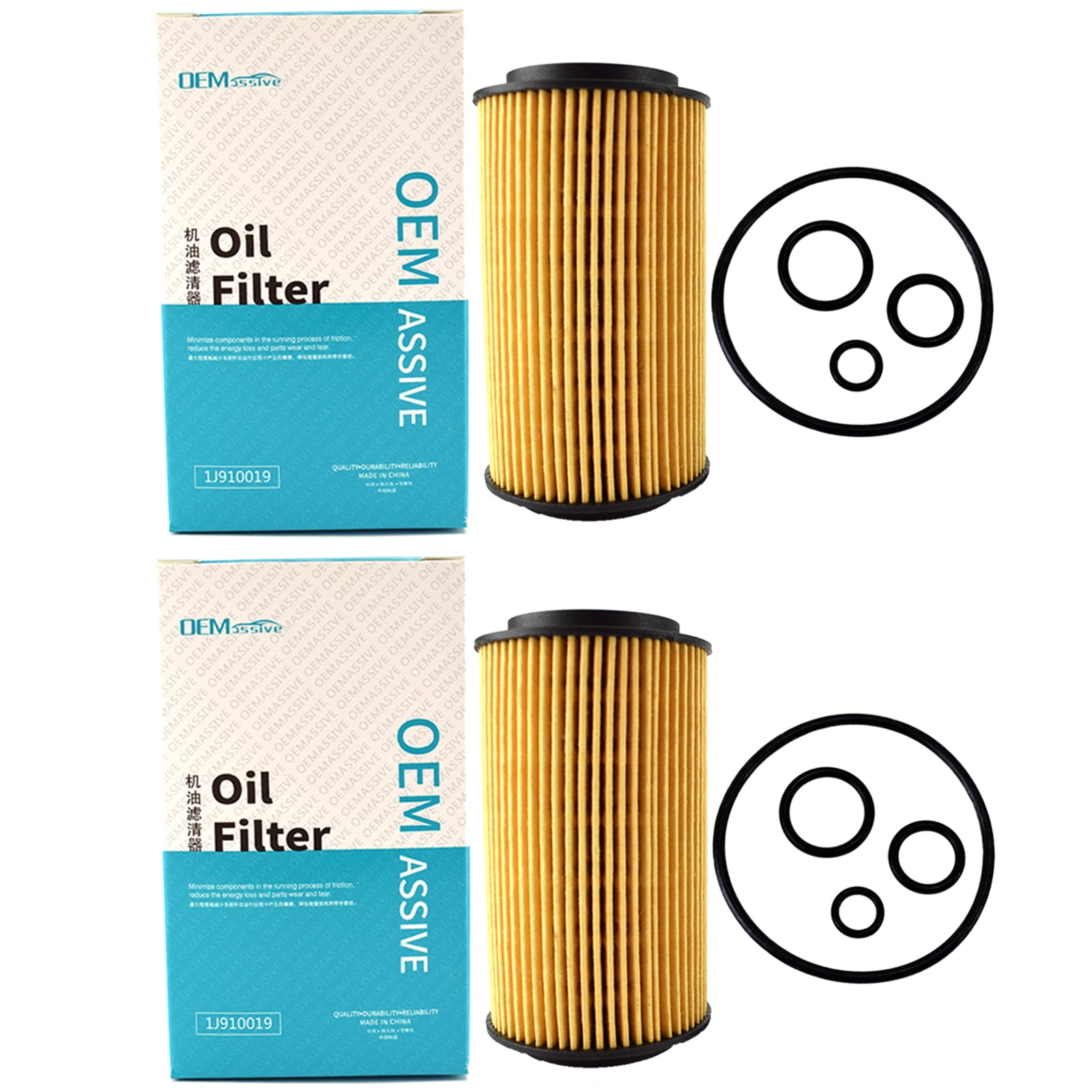 OEMASSIVE 2X Car Engine Oil Filter 6111800009 for Freightliner Dodge ...