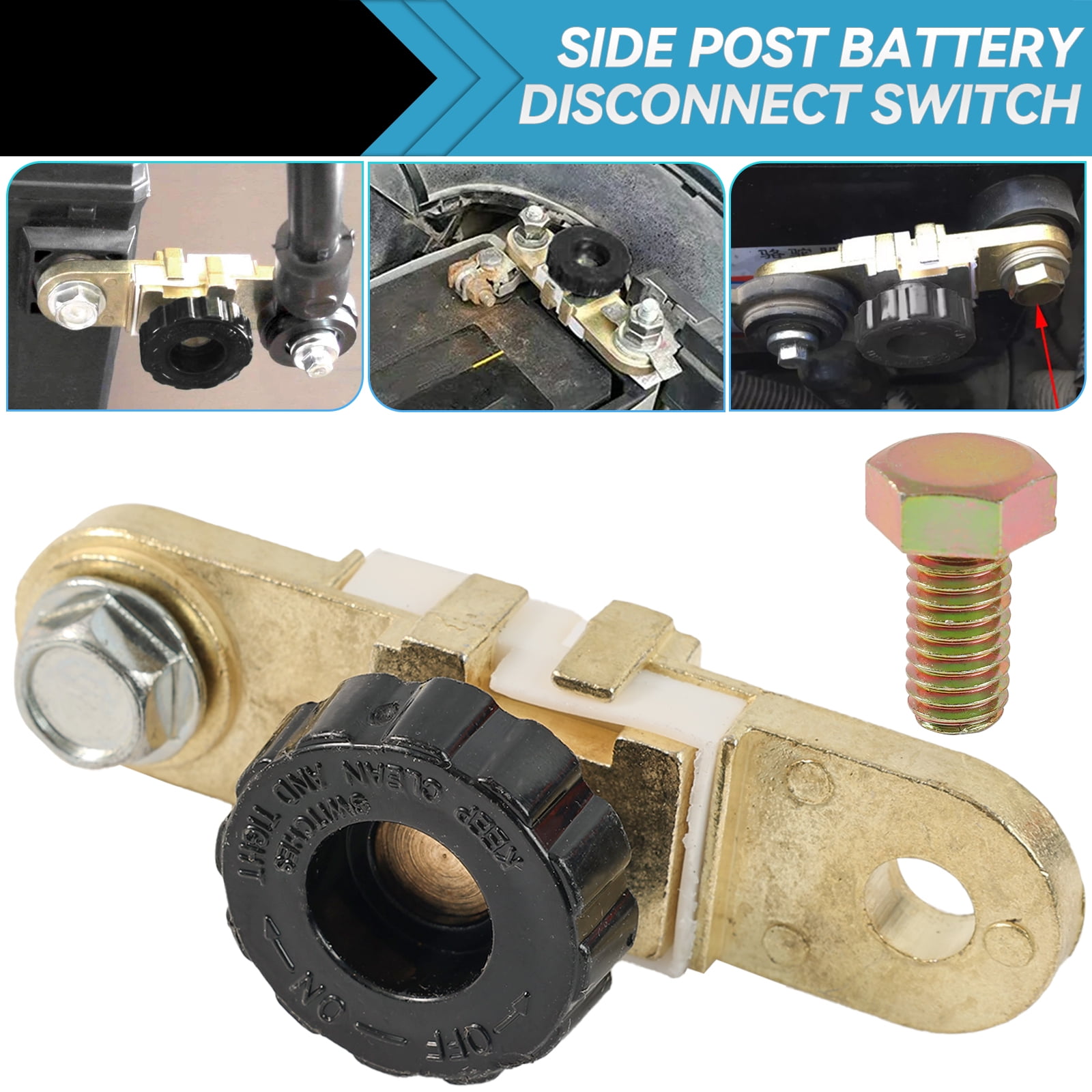 OEMASSIVE Battery Terminal Quick Disconnect Switch Side Post Battery ...