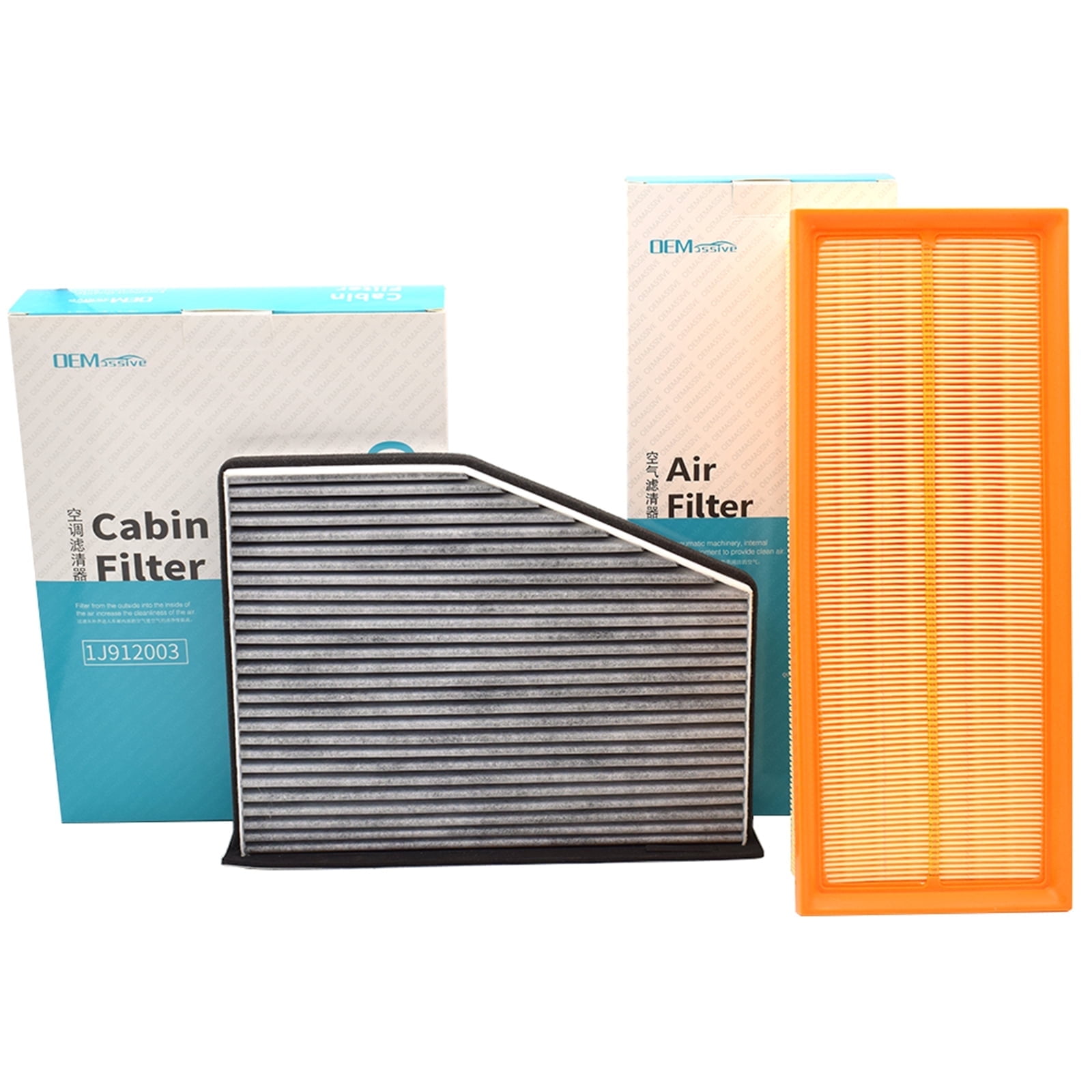 OEMASSIVE Car Engine Cabin Air Filter For VW Golf Jetta Tiguan Touran ...