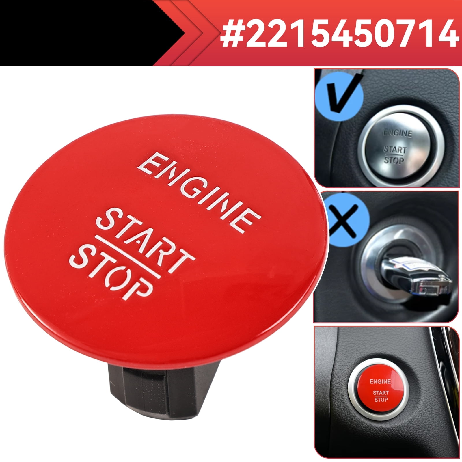 OEMASSIVE Ignition Switch Keyless Engine Start To Stop Push Go Button ...