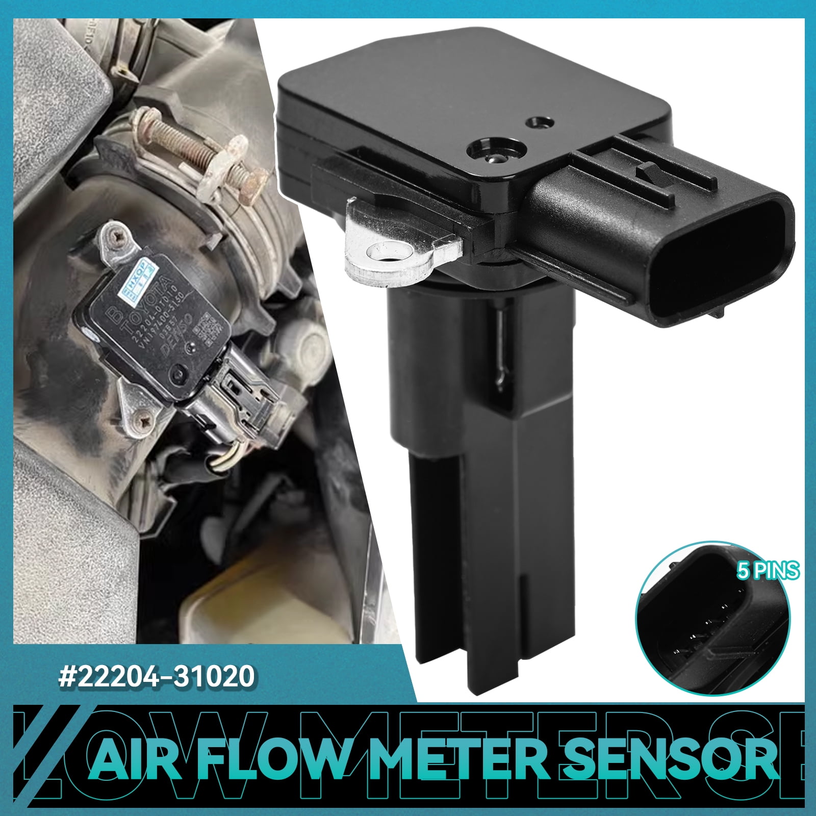 OEMASSIVE Mass Air Flow Sensor Meter MAF for Toyota Prius 2010 - 2015 ...