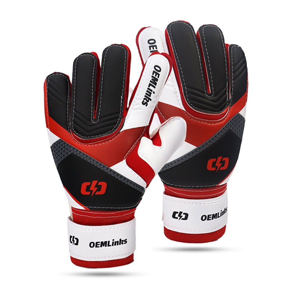 OEMLINKS Adult Soccer Goalkeeper Gloves with Strong Latex Grips ...