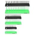 OEMTOOLS 22233 6 Piece SAE and Metric Socket Tray Set (Black and Green ...