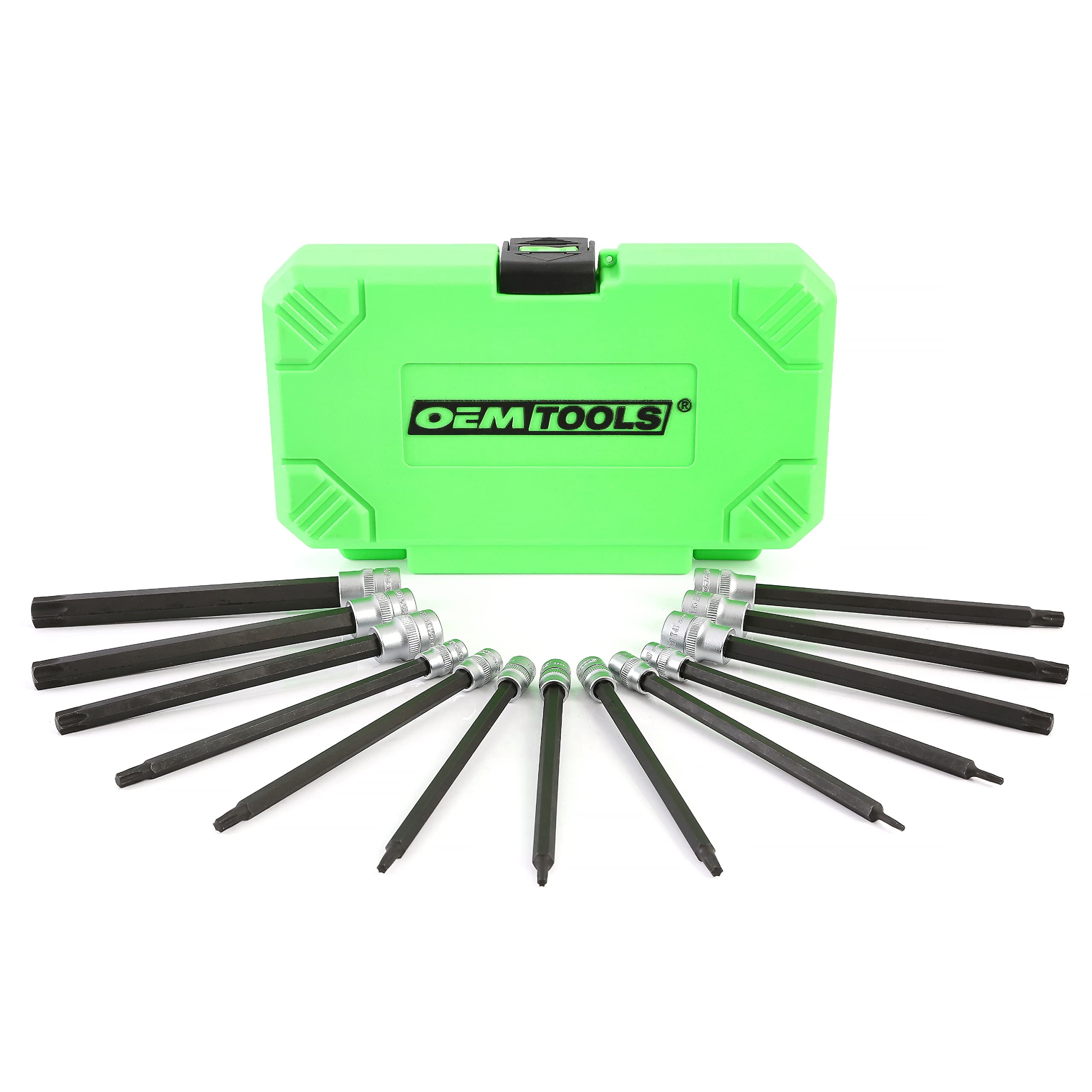 OEMTOOLS 23680 Extra Long Torx Bit Set, Torx Socket Set for Automotive ...