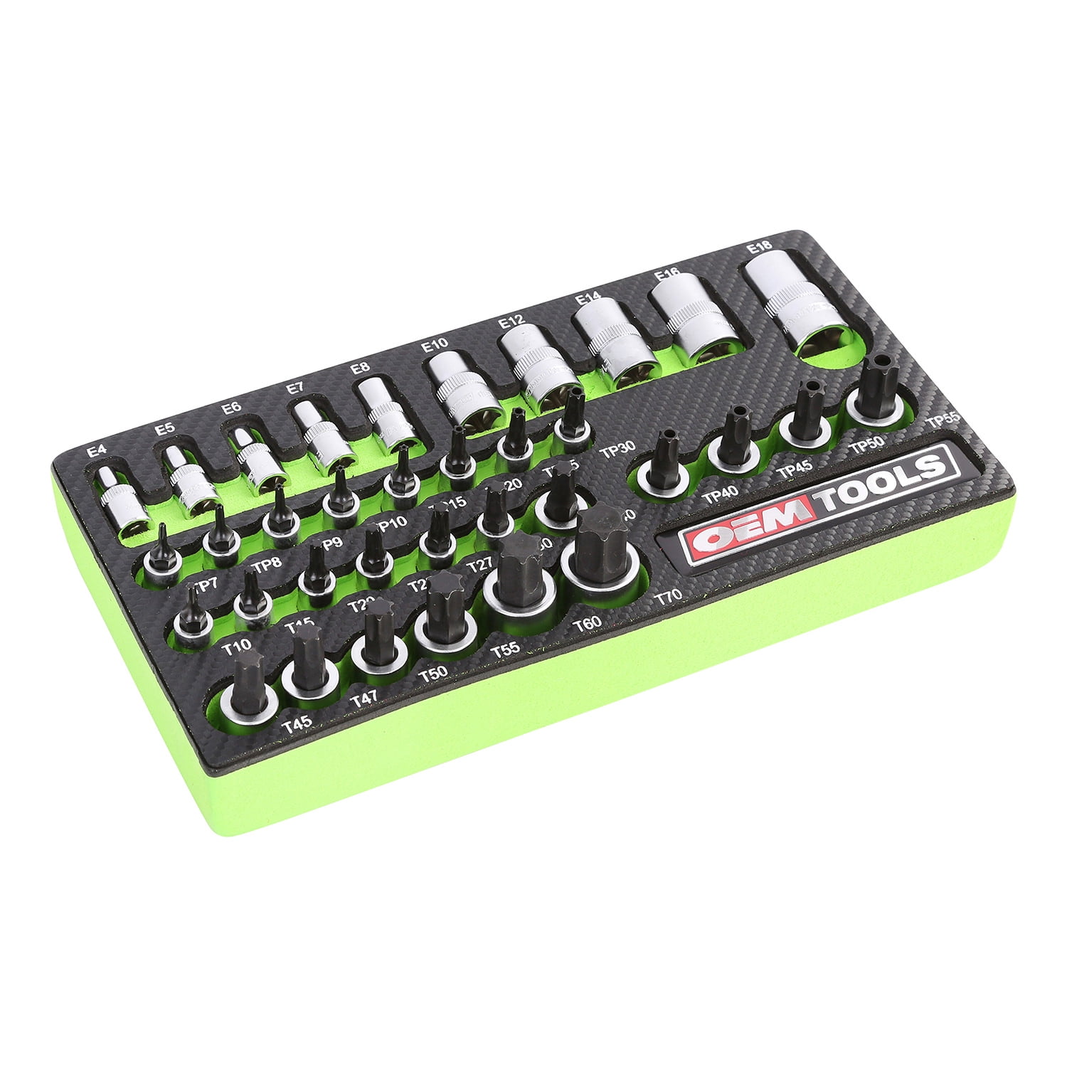 Free Shipping! OEMTOOLS 23991 35 Piece Multi-Drive Star Socket Set ...