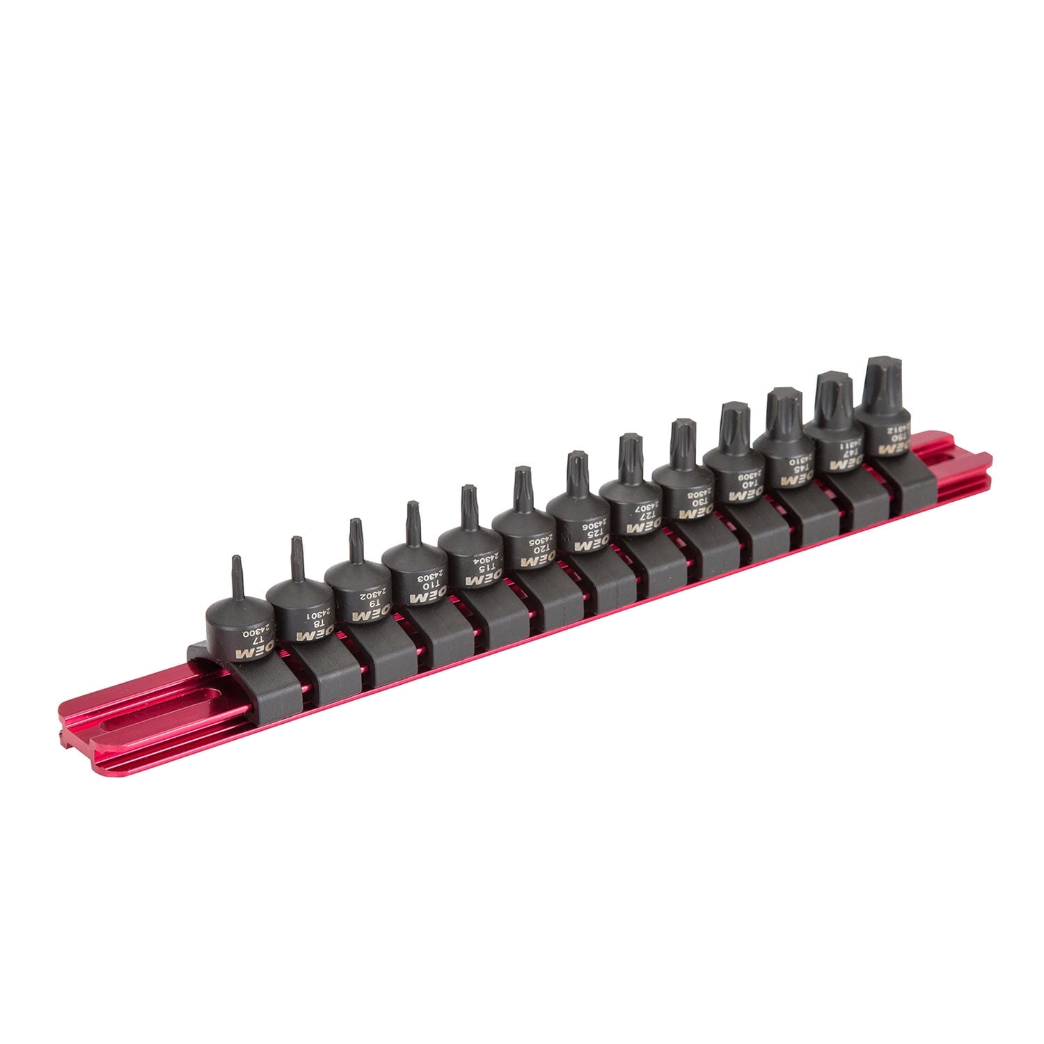 OEMTools Stubby Star Socket Driver Set, 1/4 Drive, 13 Piece - Precision ...