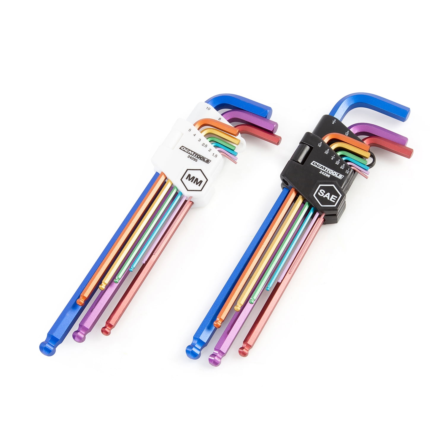 OEMTOOLS 24298 18 Piece Hex Key Set (Metric and SAE) - Walmart.com