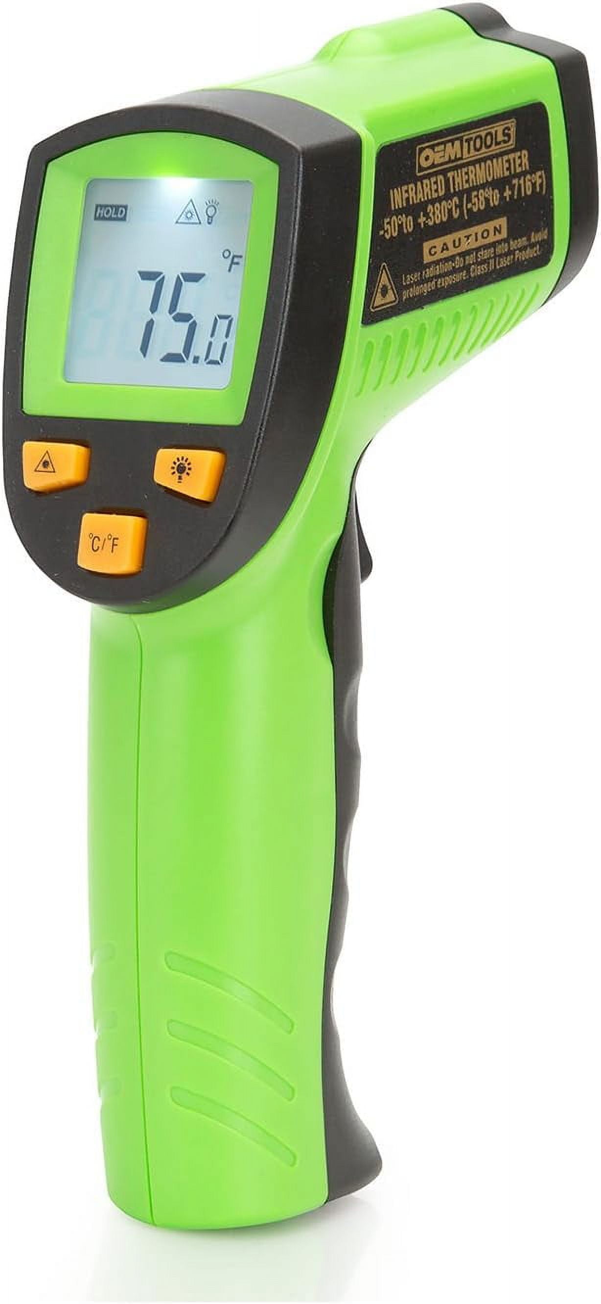 OEMTOOLS 25245 Infrared Thermometer, No-Contact Thermometer for Hot ...