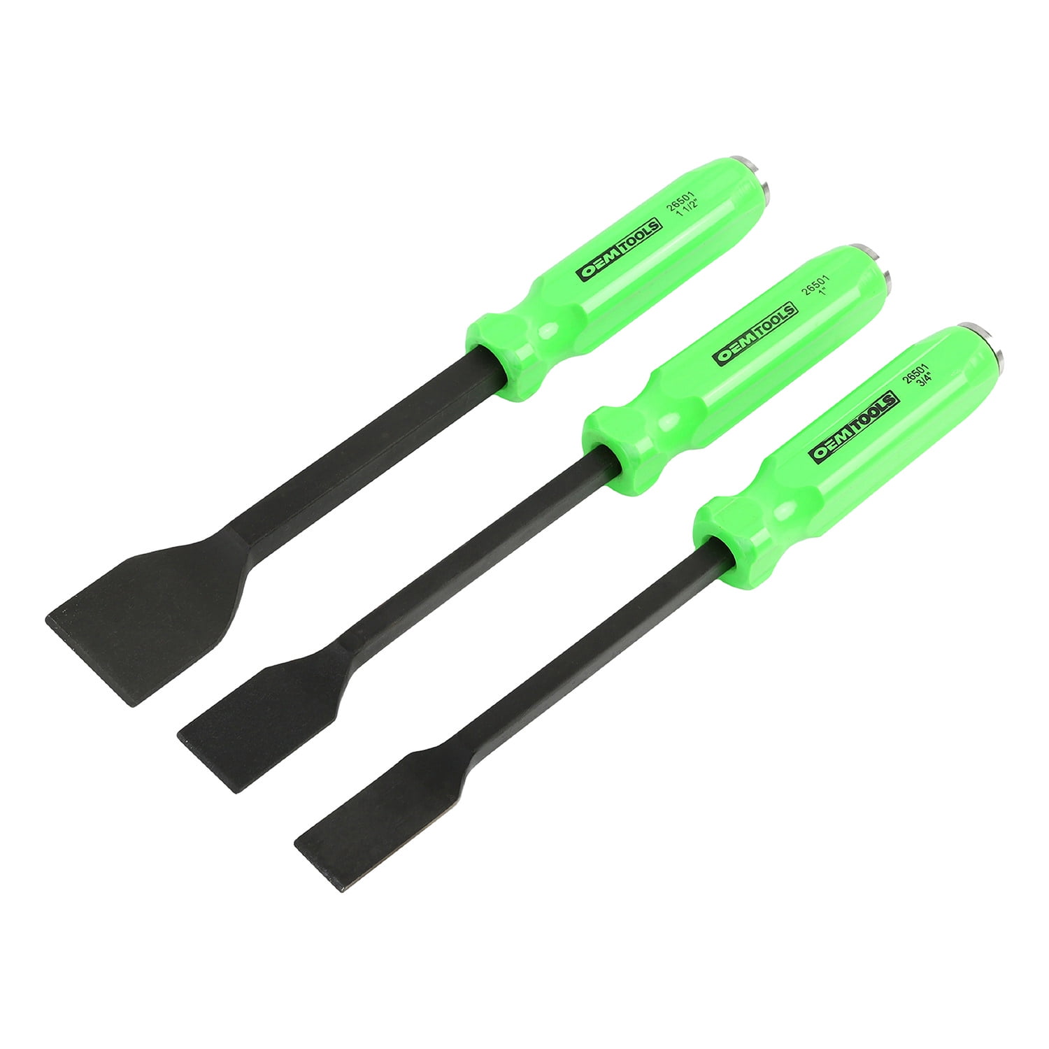 OEMTOOLS 26501 3-Piece Gasket Removal Set, Carbon Steel Automotive ...