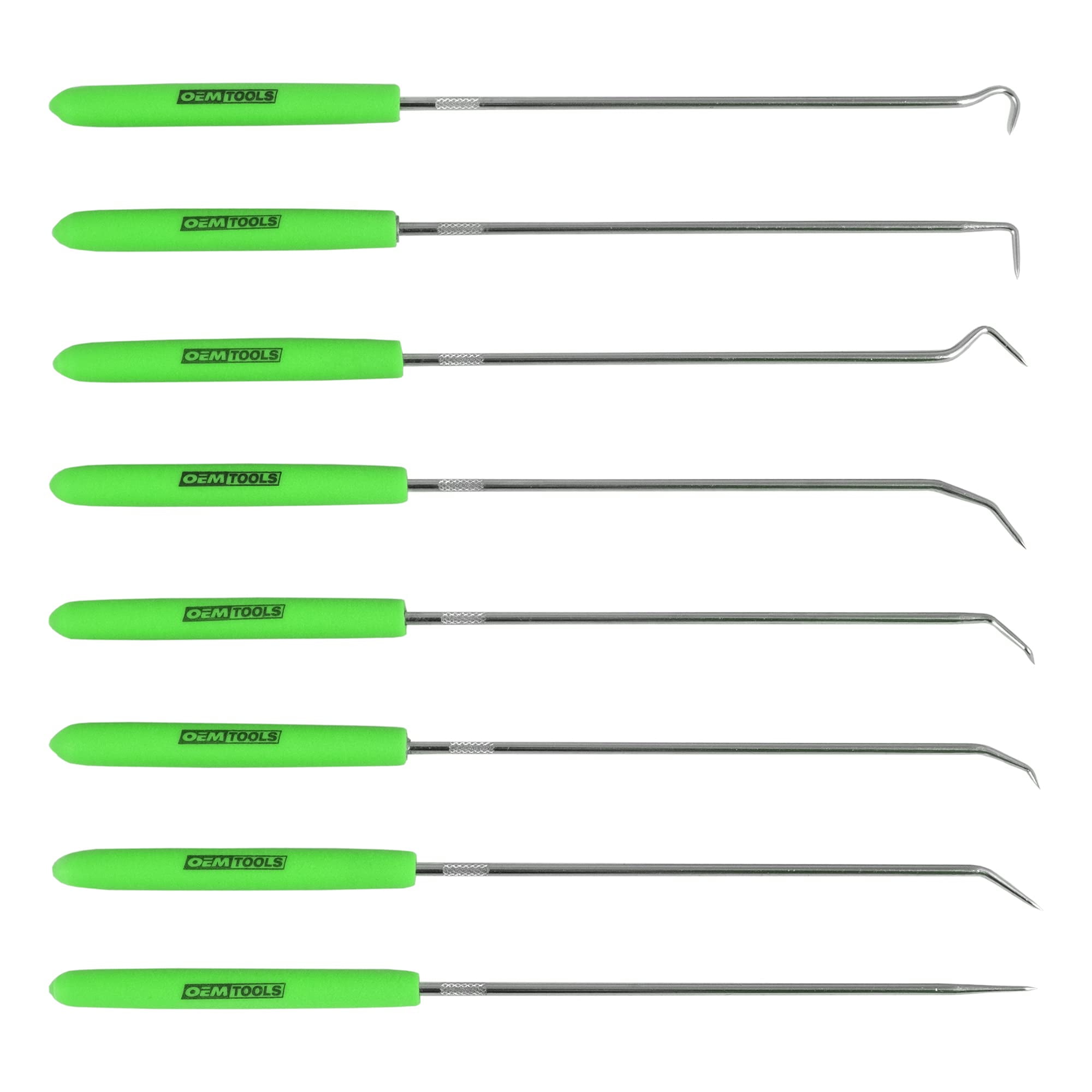 OEMTOOLS 26526 Hook and Pick Set- 8 Piece, Pick Set Mechanic, Hook Tool ...