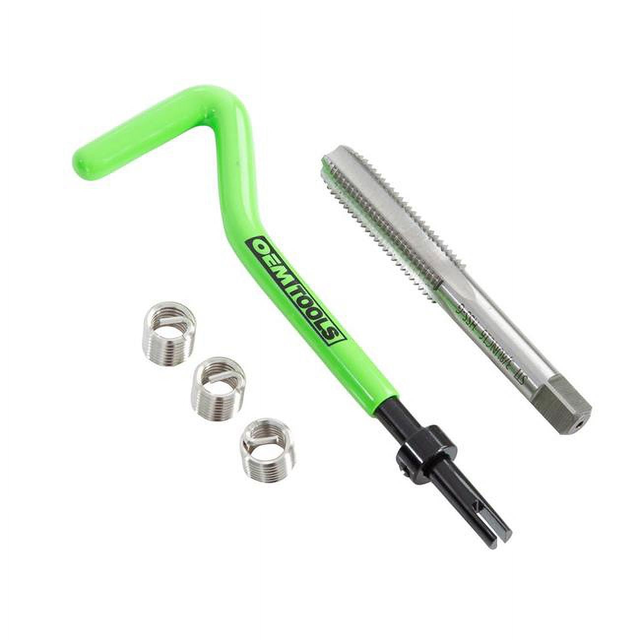 OEMTOOLS 3/8 in. Stainless Steel Non Locking Helical Thread Repair Kit ...