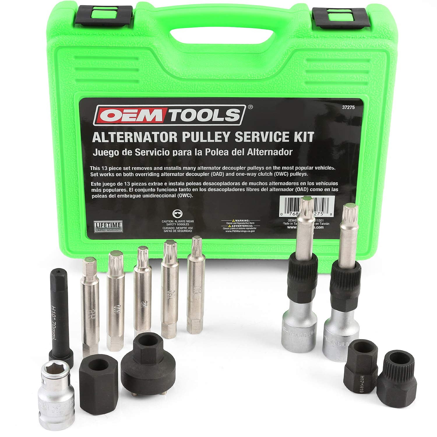 OEMTOOLS 37275 Alternator Decoupler Pulley Service Kit, Alternator ...