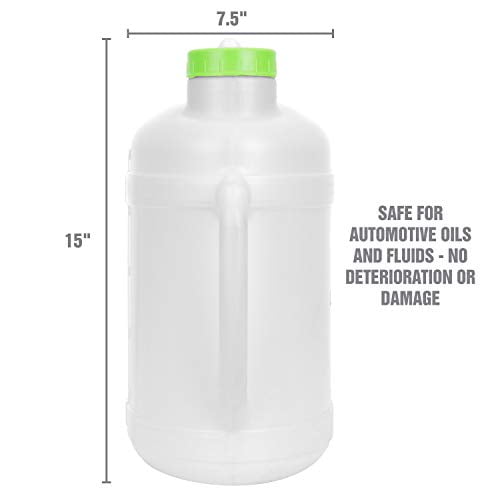 OEMTOOLS 87018 10L Oil Jug With Spout, Automotive Fluid Container ...