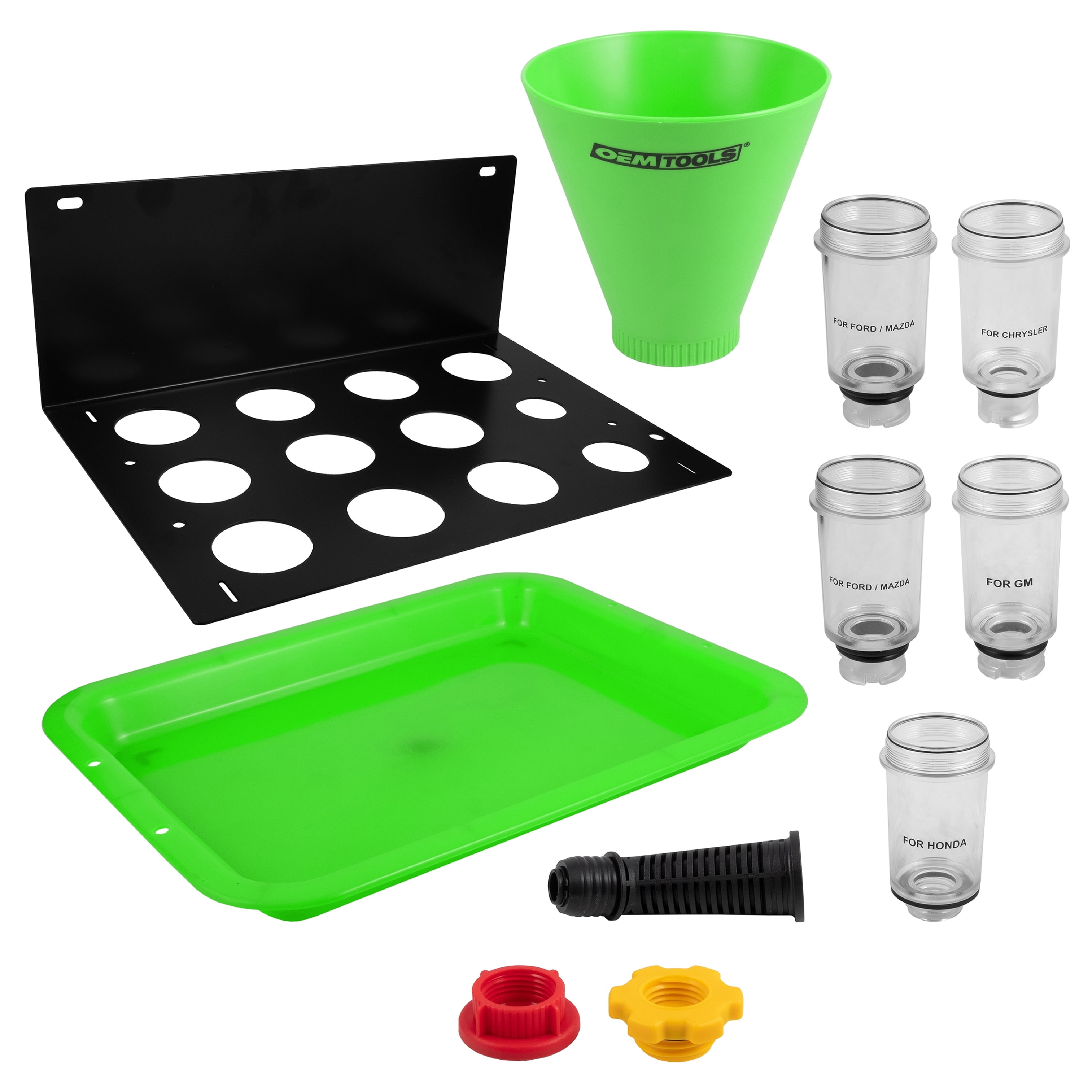 OEMTOOLS 87039 Universal No-Spill Oil Funnel | Interchangeable Oil ...