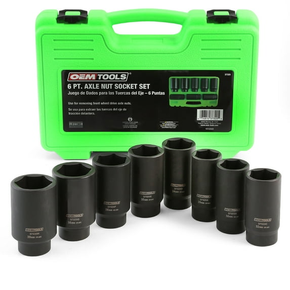 OEMTools 6 Pt. Axle Nut Socket Set - Walmart.com