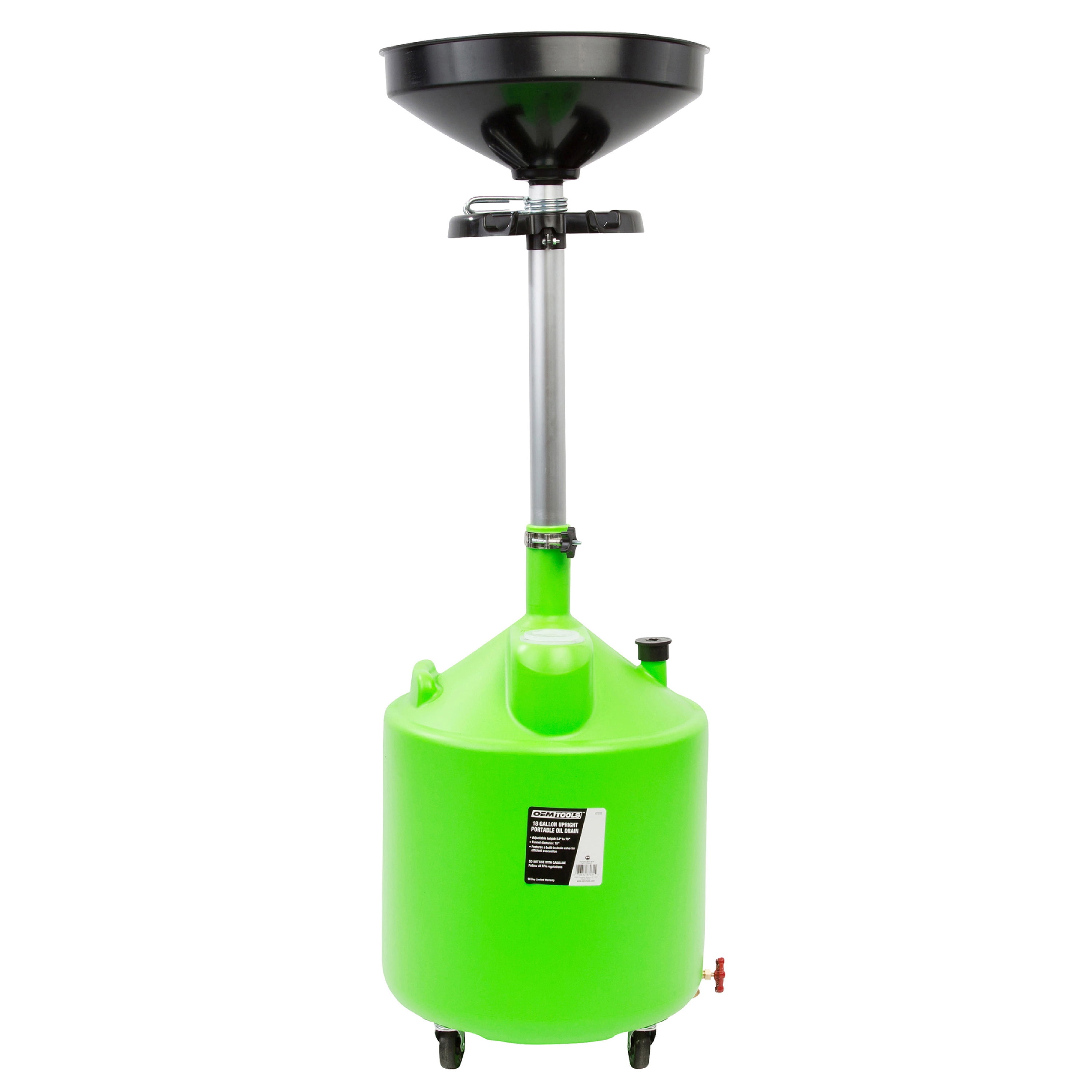 OEMTools 18 Gallon Upright Portable Oil Drain - Walmart.com