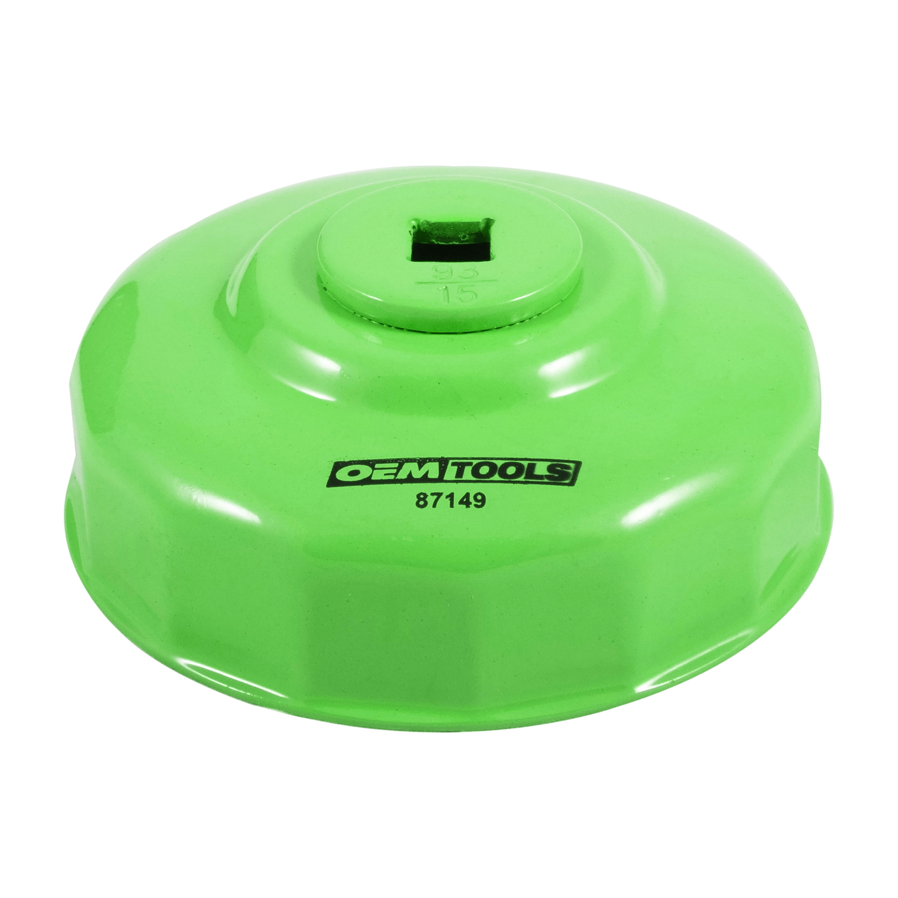 OEMTOOLS, Oil Filter Cap Wrench, 93 mm, 15 Flutes for High Torque ...