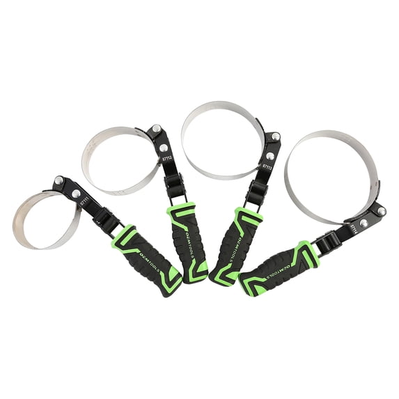 OEMTOOLS Swivel Oil Filter Wrench Set, 4 Pieces, Fits 2-3/8" to 4-3/8 ...