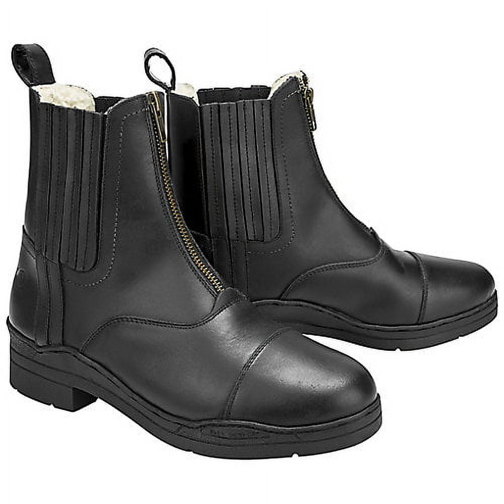 OEQ Ladies Winter Paddock Boot 8 Black - Walmart.com