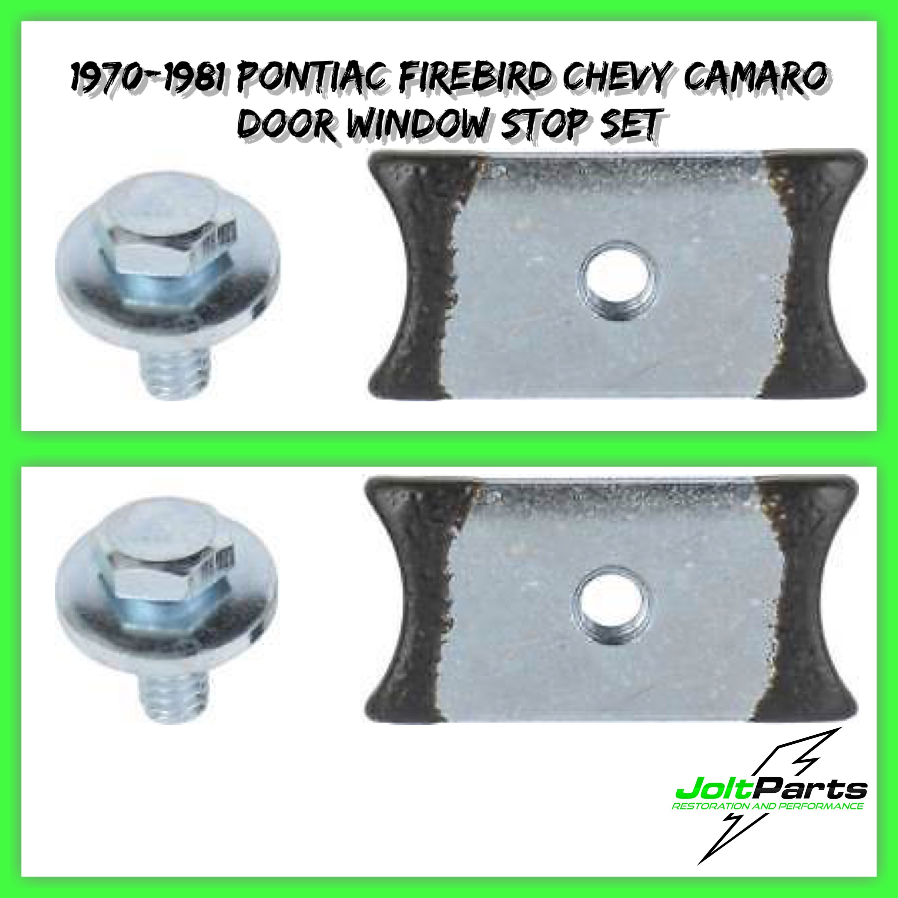 OER 152733-2 Door Window Stop Set 1970-81 Pontiac Firebird Chevrolet ...