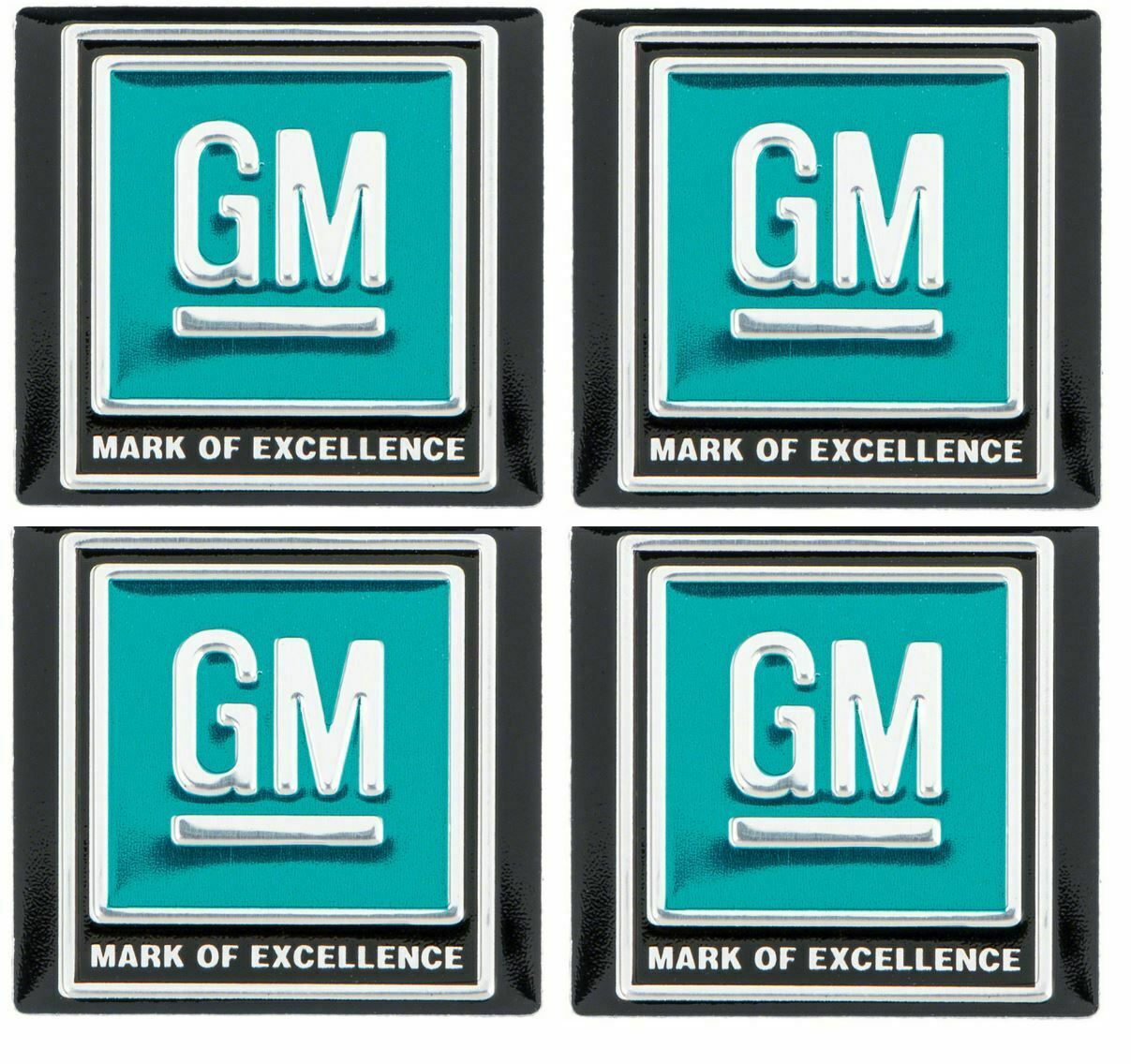 OER (4) Aqua Mark of Excellence Seat Belt Decals 1964-1967 Pontiac ...