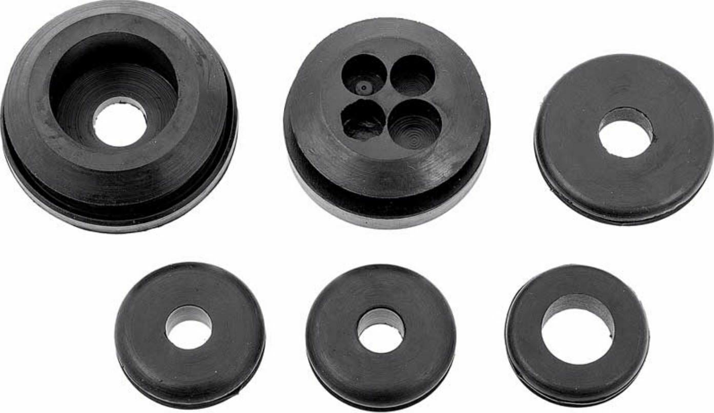 OER 6 Piece Firewall Grommet Set 1950-1955 Chevy and GMC Pickup Truck ...