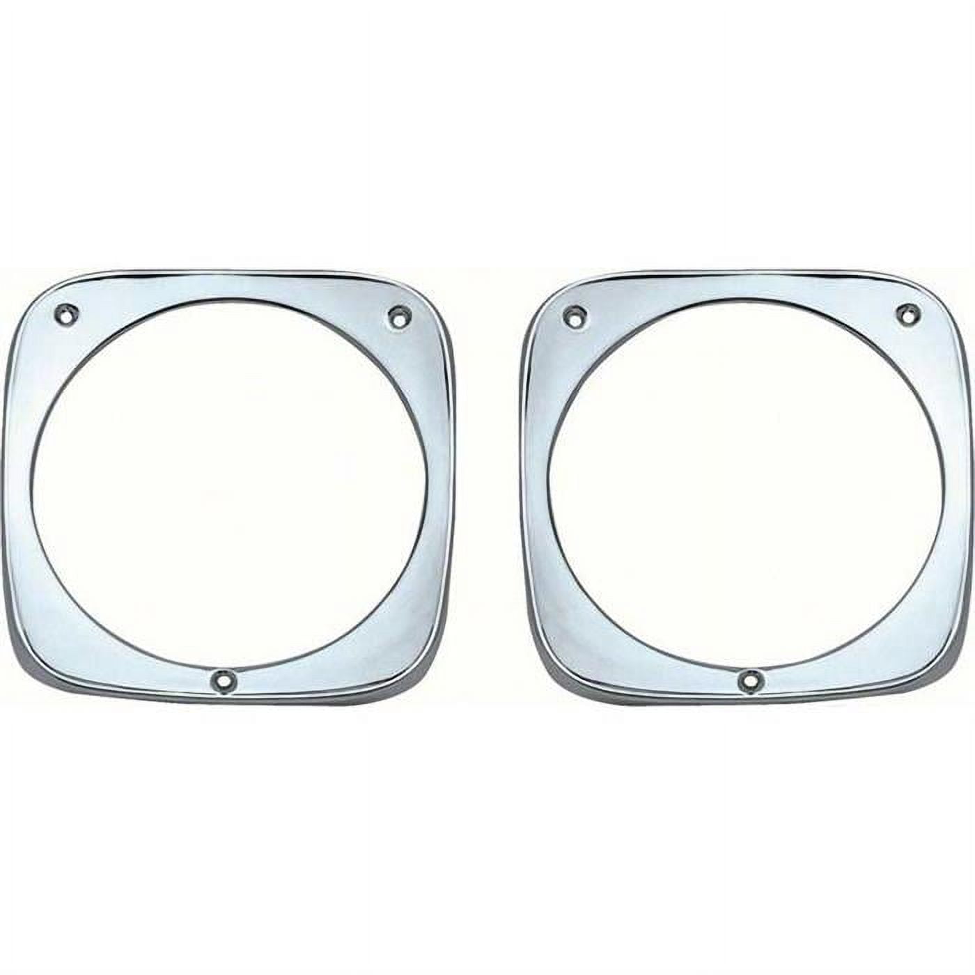 OER CX1227 1964-66 Chevy Truck Headlamp Bezels - Walmart.com
