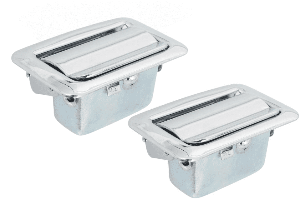 OER Chrome Rear Quarter Ashtray Set For 1968-1981 Camaro Firebird ...