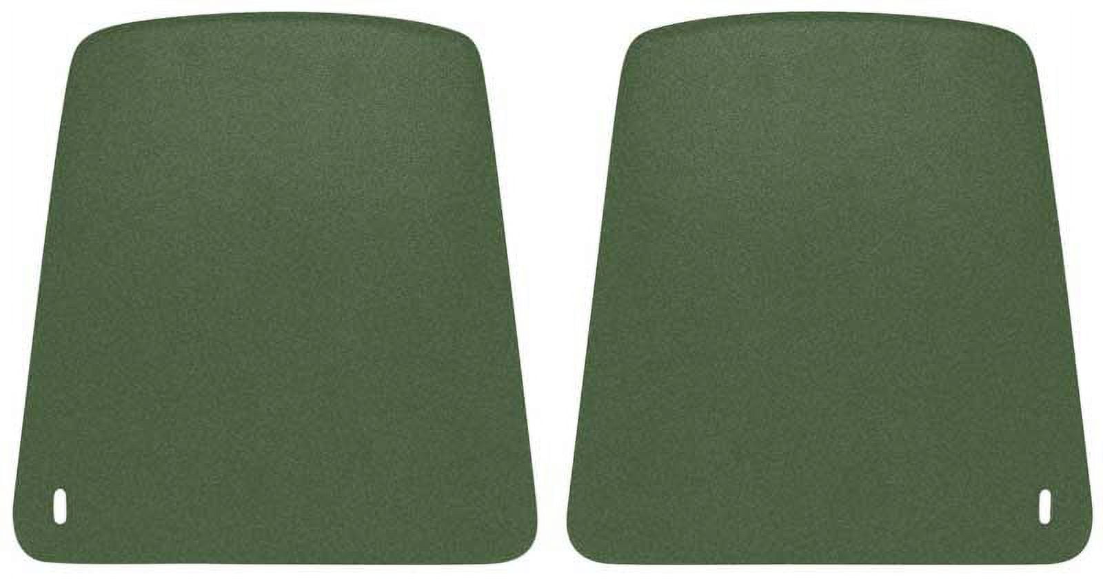 OER Dark Green Bucket Seat Back Panel Set 1967-70 Pontiac Firebird ...