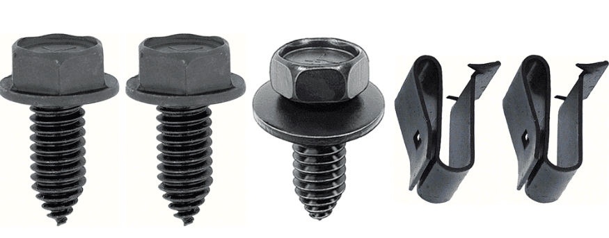 OER Fan Shroud Bracket Hardware Mounting Kit For 1967-1969 Firebird and ...