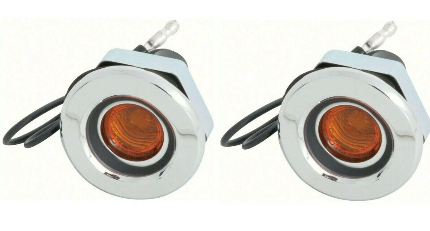 OER Front Side Amber Marker Light Set 1968 Dodge Dart and Charger ...
