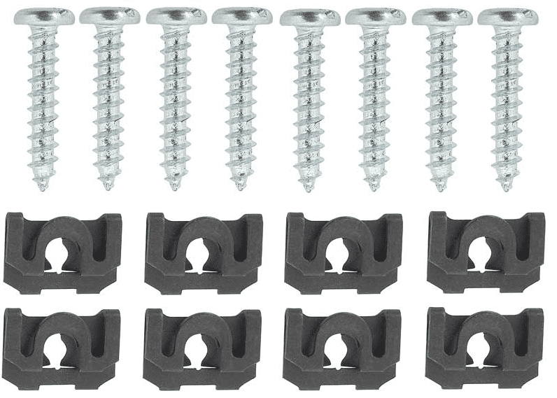 OER Headlamp Bucket to Body Fastener Screw Set 1955-1957 Bel Air 150 ...