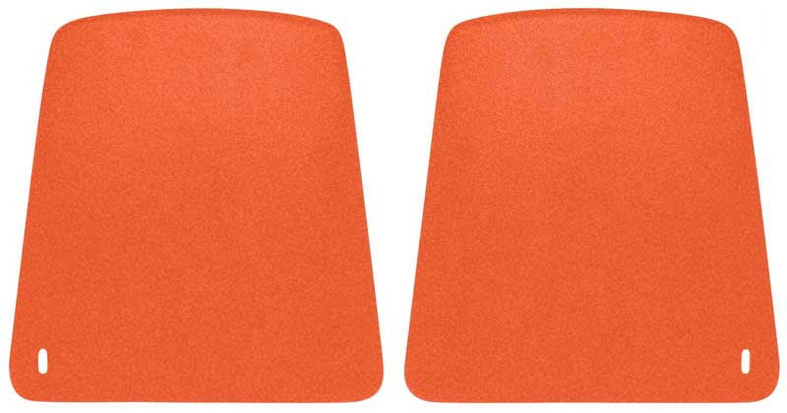 OER Hugger Orange Bucket Seat Back Panel Set 1967-70 Firebird and ...