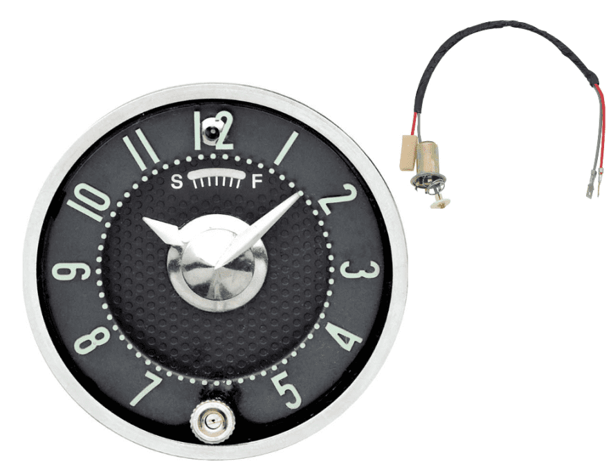 OER In-Dash Clock With Harness For 1955 Chevrolet Bel Air 150 210 and ...