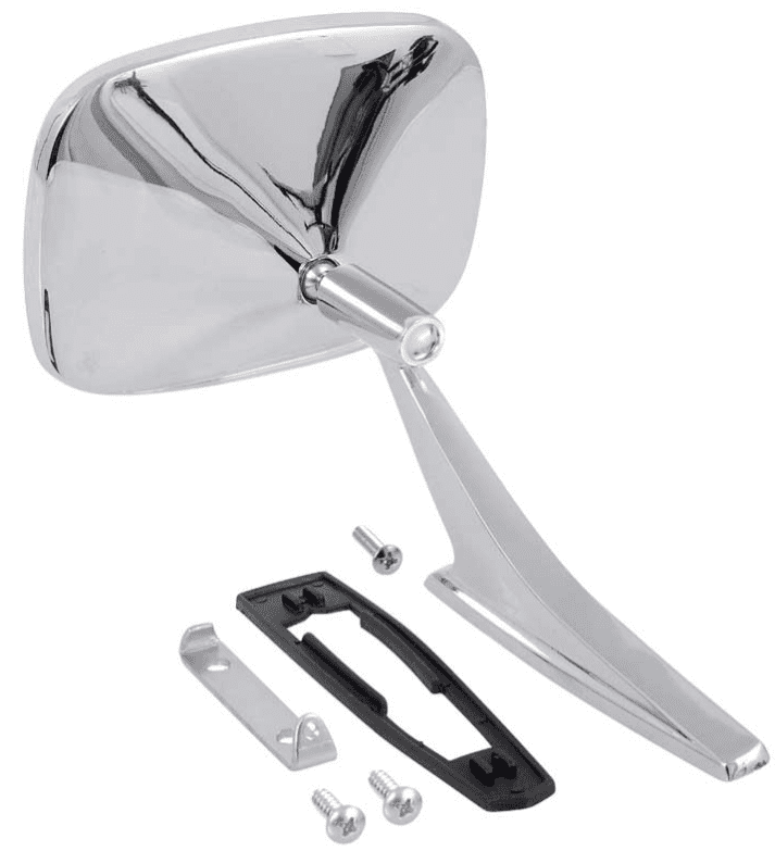 OER Left Hand Chrome Outside Door Mirror For 1968 Firebird and 1968 ...