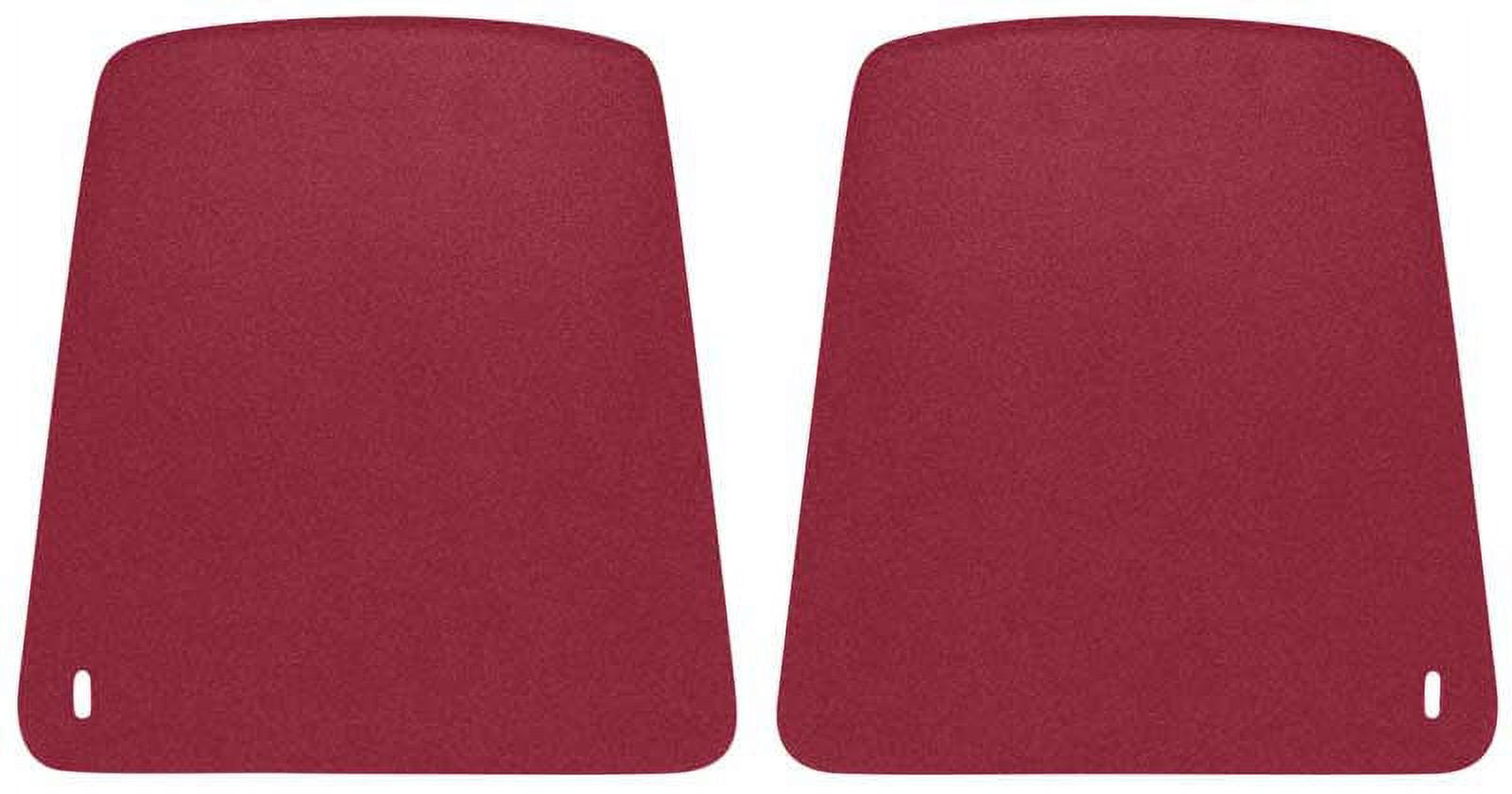 OER Red Bucket Seat Back Panel Set 1967-1970 Pontiac Firebird and Chevy ...