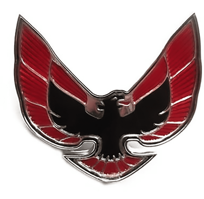 OER Red and Black Front End Bird Emblem For 1974-1976 Firebird and ...
