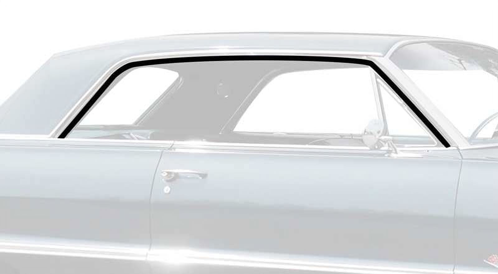 OER Roof Rail Weatherstrip Set 1963-1964 Chevrolet Impala 2 Door ...