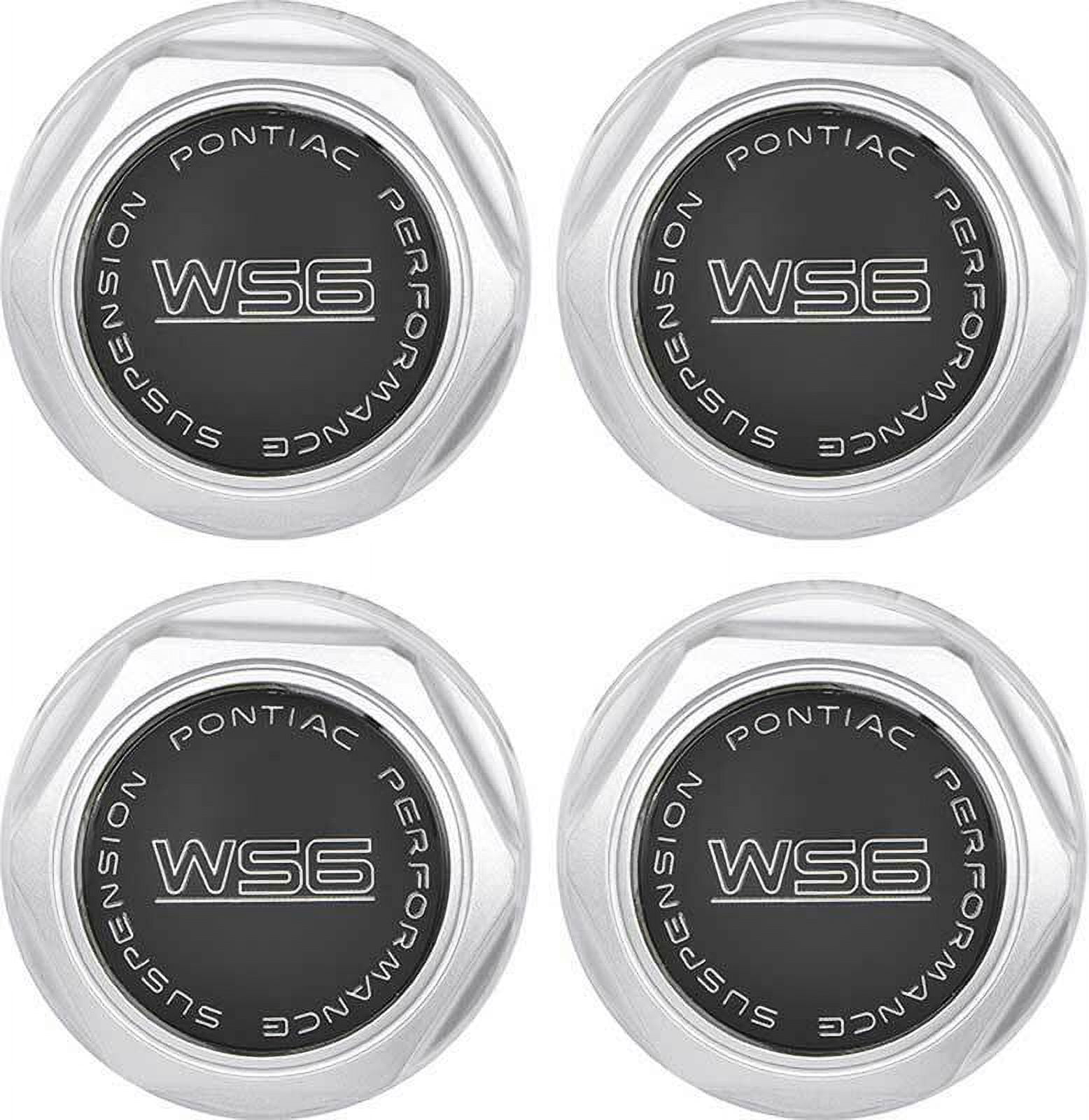 OER Silver WS6 Wheel Center Cap Set 1982-1992 Pontiac Firebird and ...