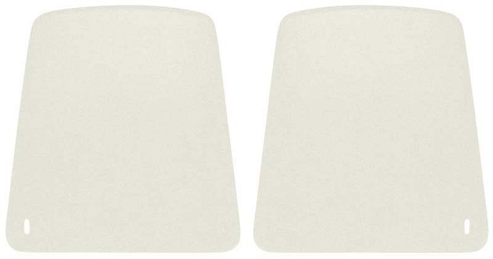 OER White Bucket Seat Back Panel Set 1967-1970 Pontiac Firebird & Chevy ...