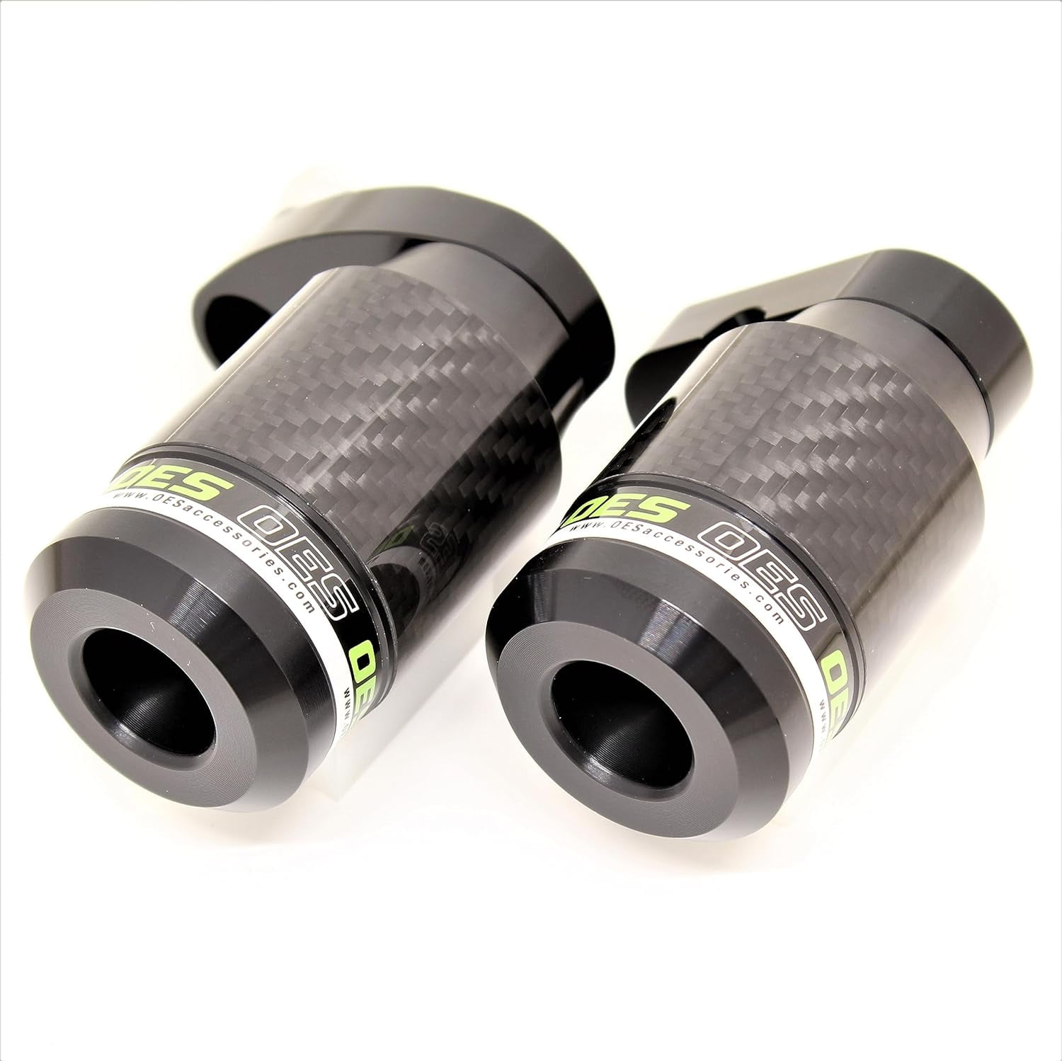 OES No Cut Carbon Frame Sliders for 2024 2025 ZX6R 636 (Green ...
